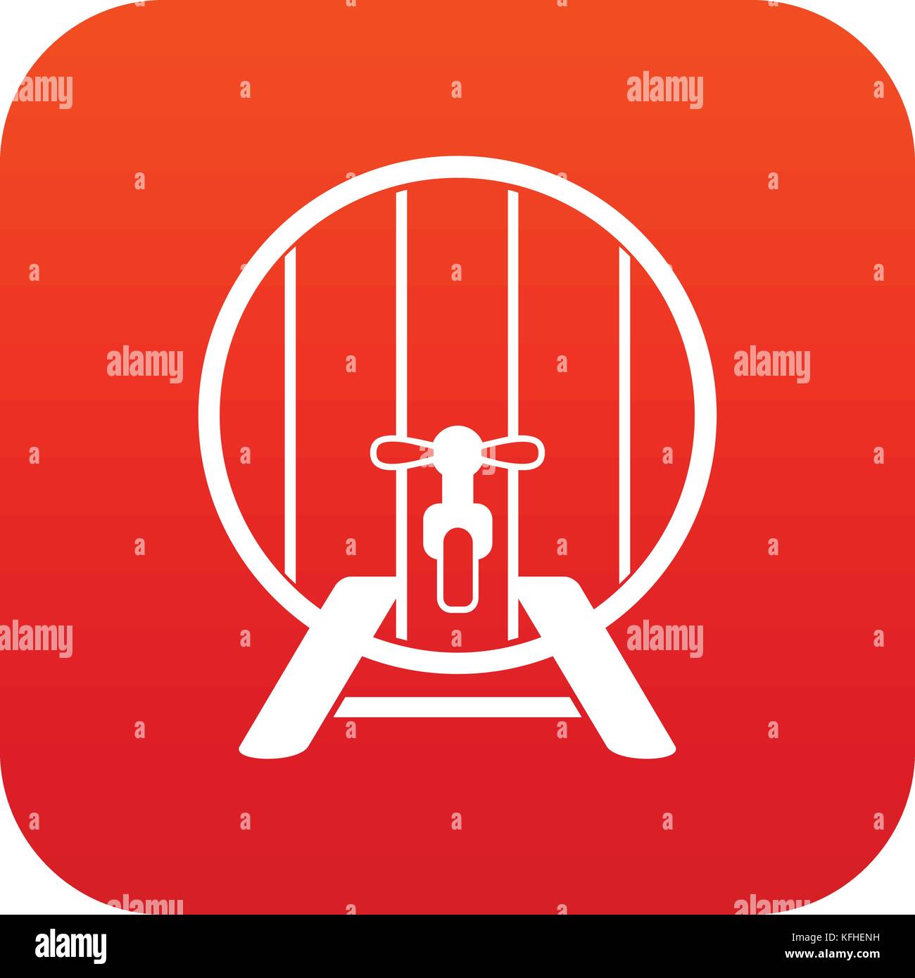 Barrel icon digital red hi-res stock photography and images - Alamy