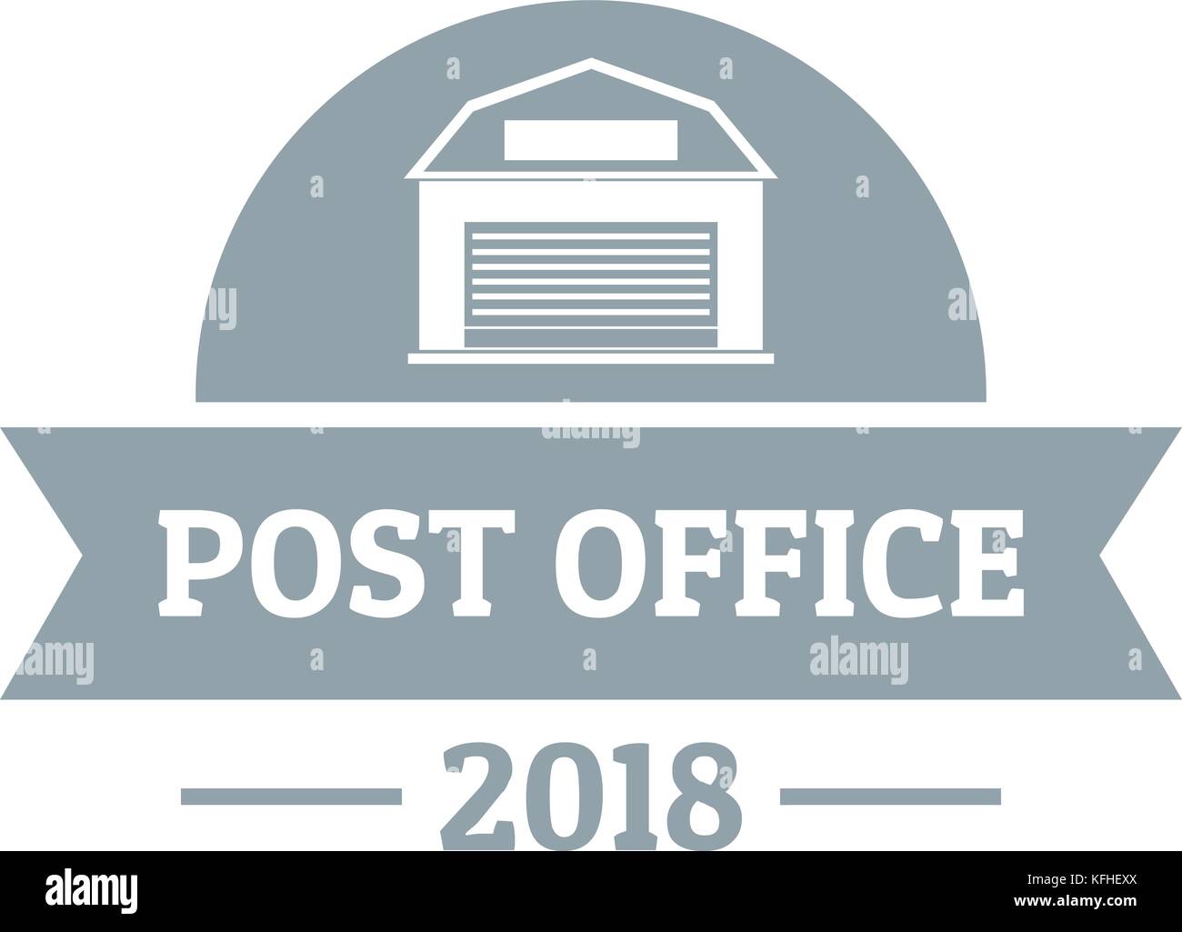 Office post logo, simple gray style Stock Vector Image & Art - Alamy