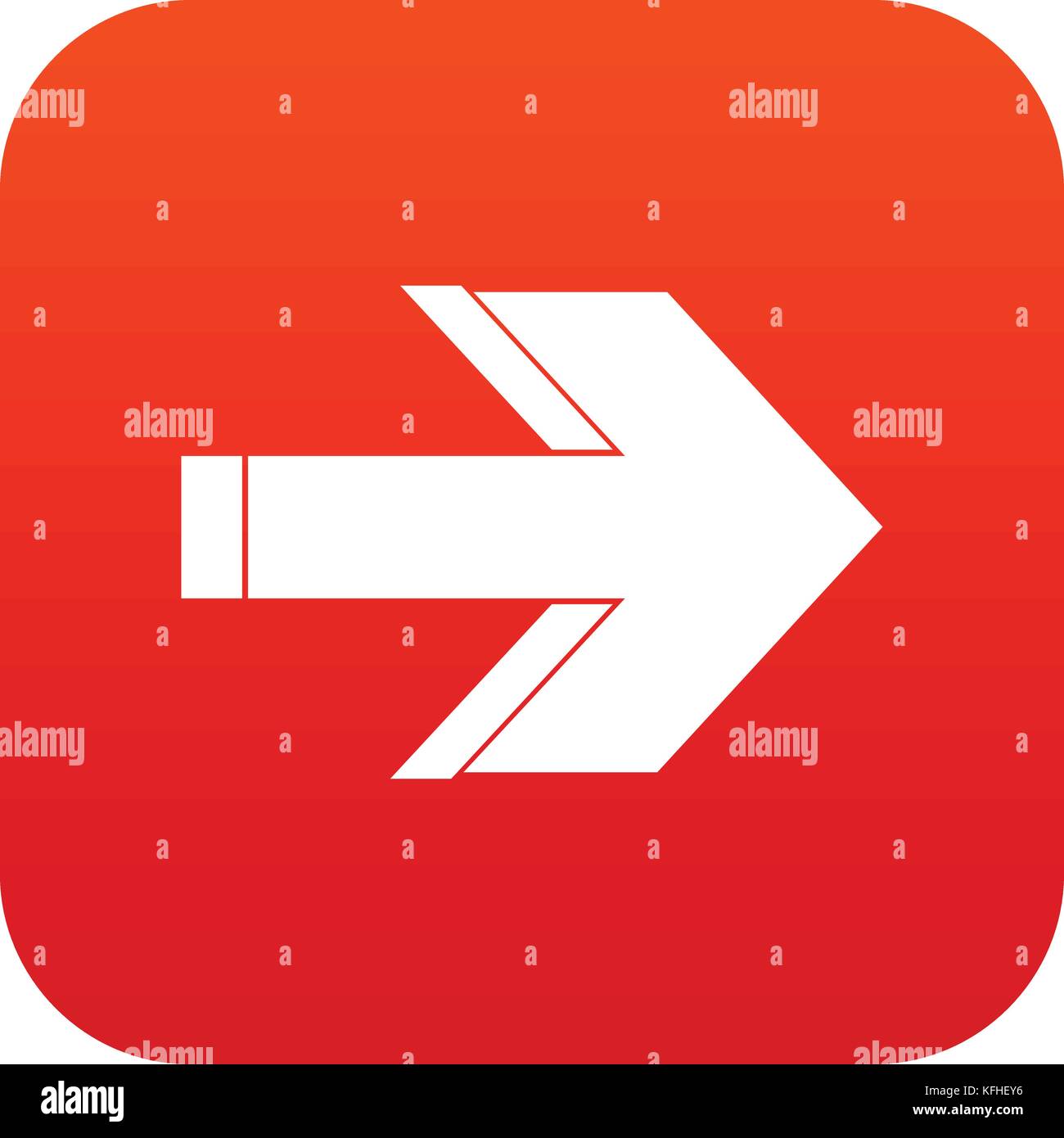 Arrow icon digital red Stock Vector Image & Art - Alamy