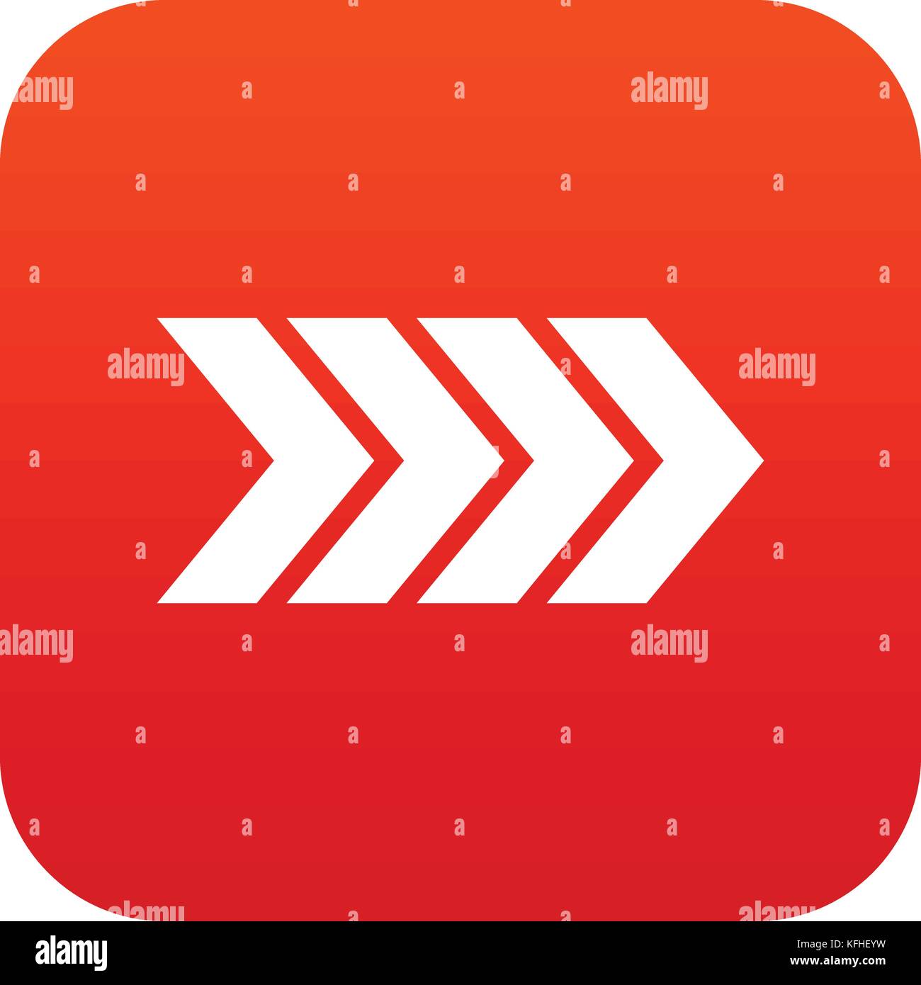 Striped arrow icon digital red Stock Vector Image & Art - Alamy