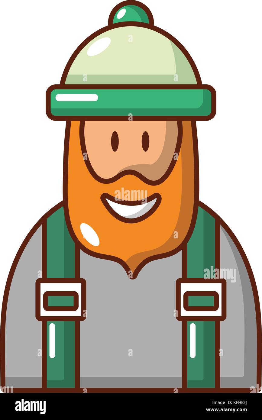 Carpenter icon, cartoon style Stock Vector Image & Art - Alamy