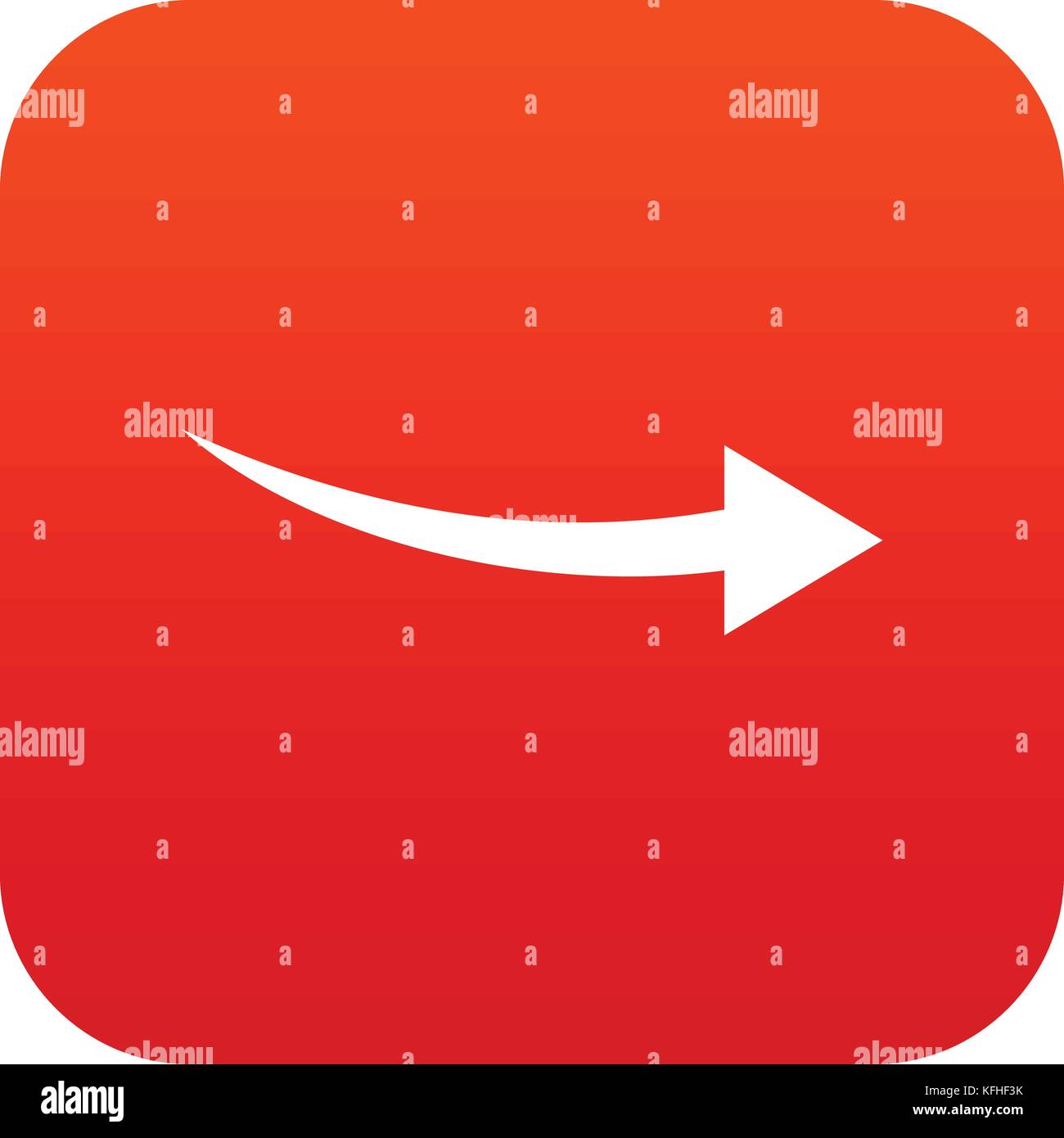 Curve arrow icon digital red Stock Vector Image & Art - Alamy