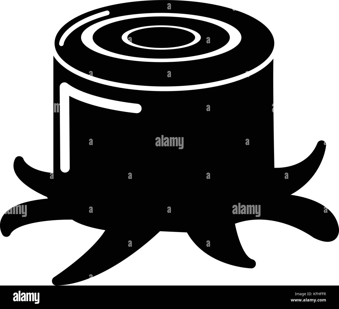 Stump icon, simple style Stock Vector Image & Art - Alamy