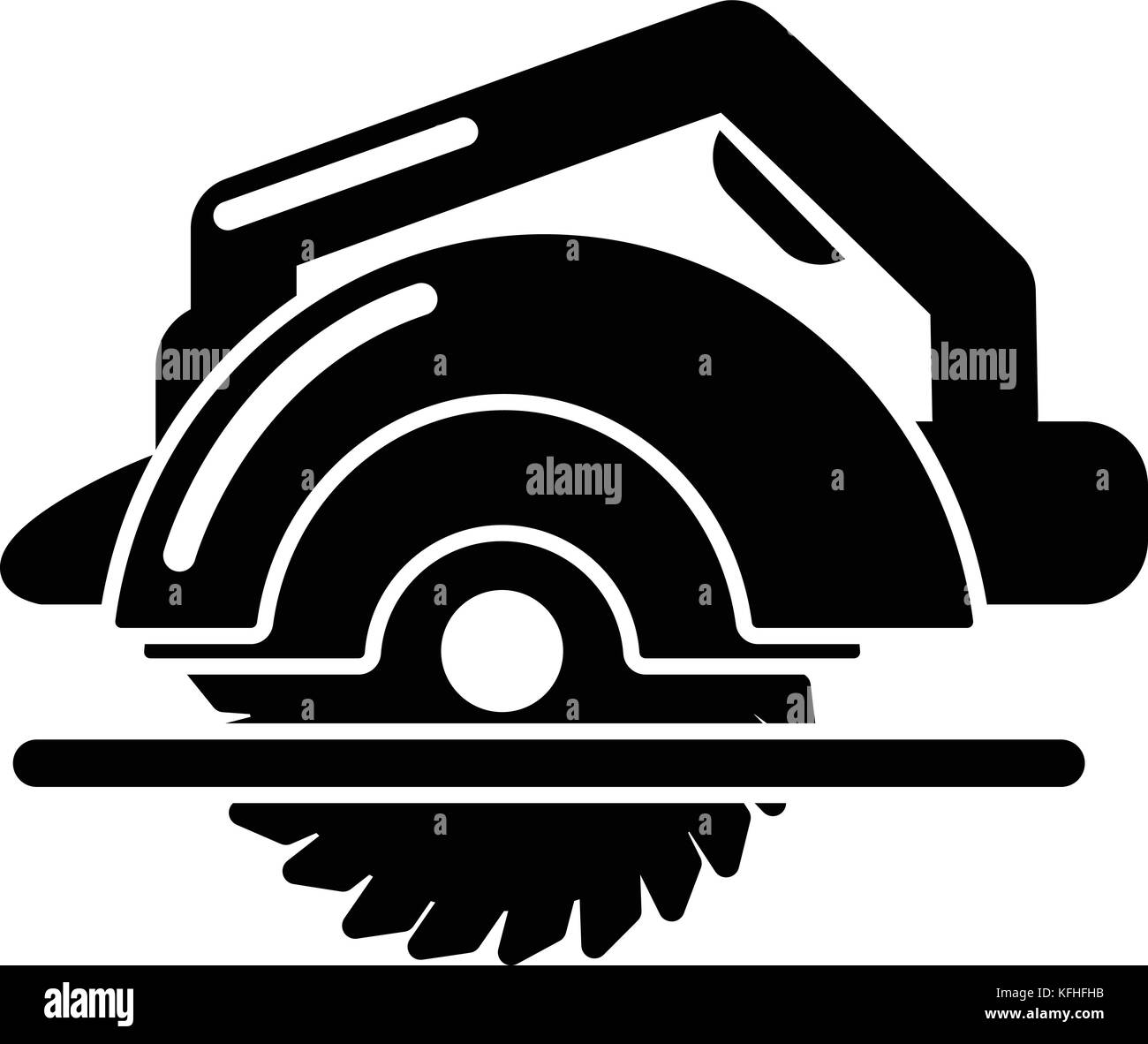 Circular saw icon, simple style Stock Vector Image & Art - Alamy