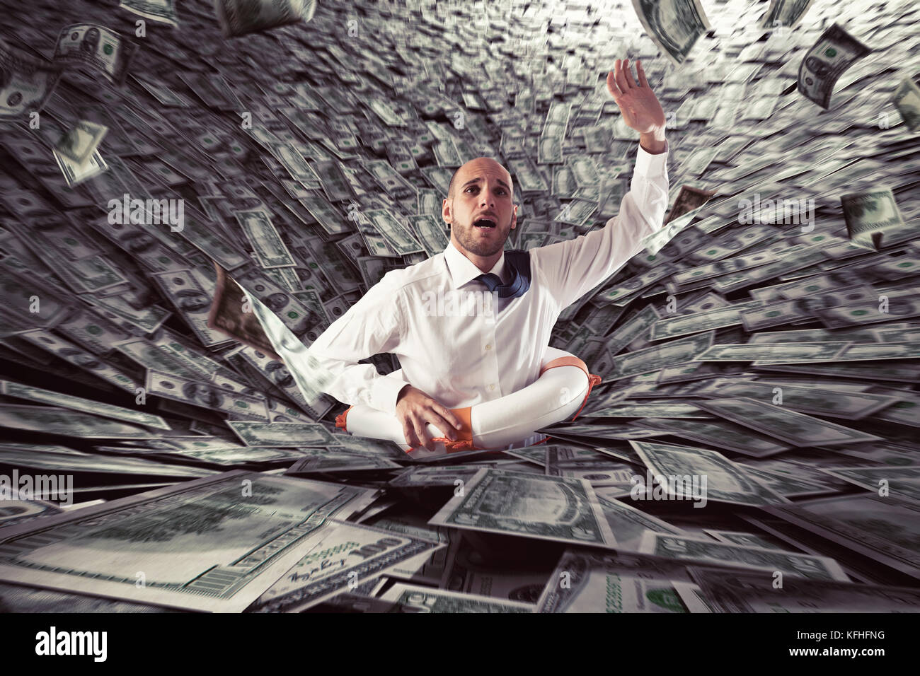 Failure of a businessman Stock Photo - Alamy