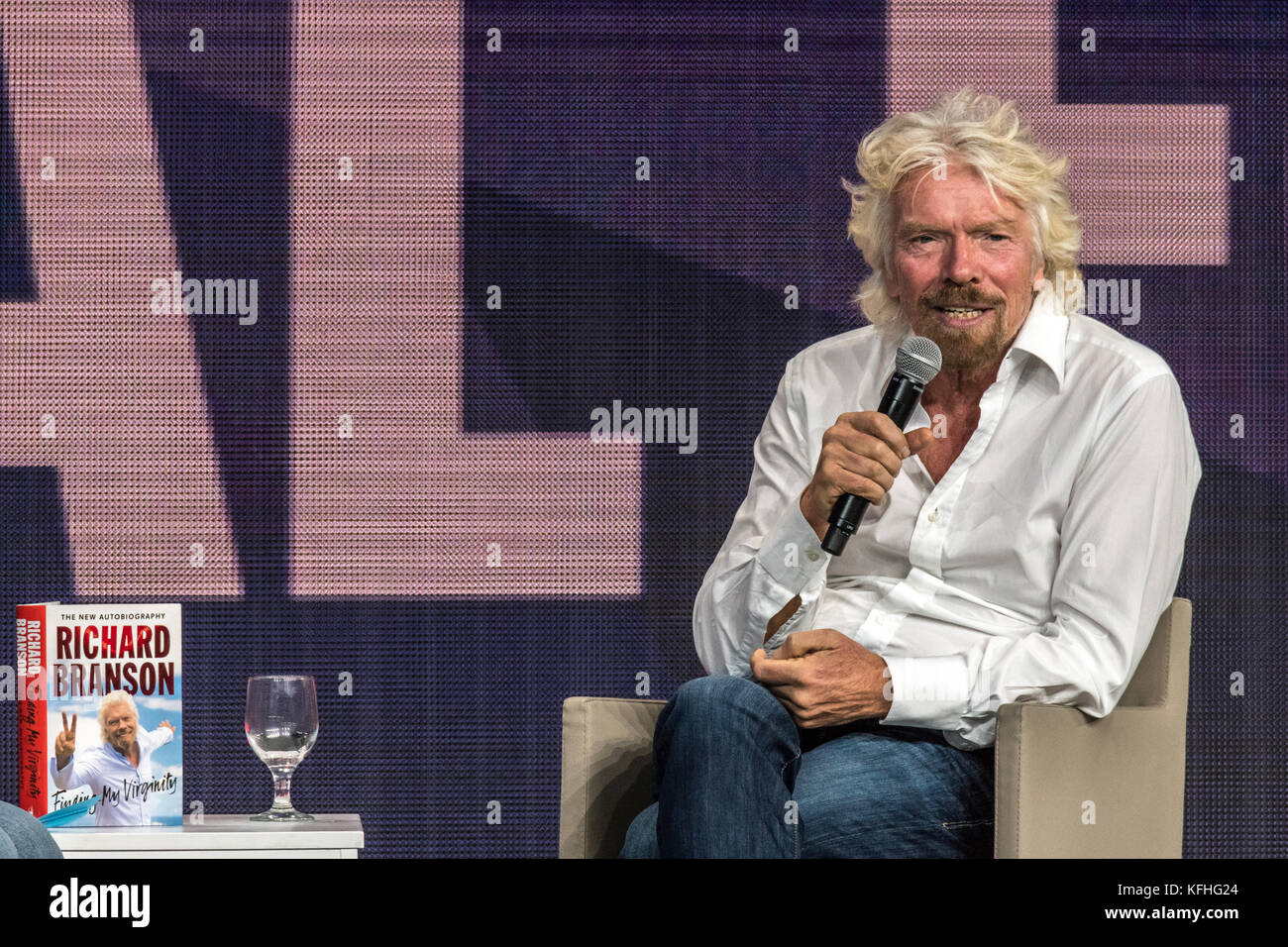 New York, USA, 28 October, 2017. British entrepreneur Sir Richard ...