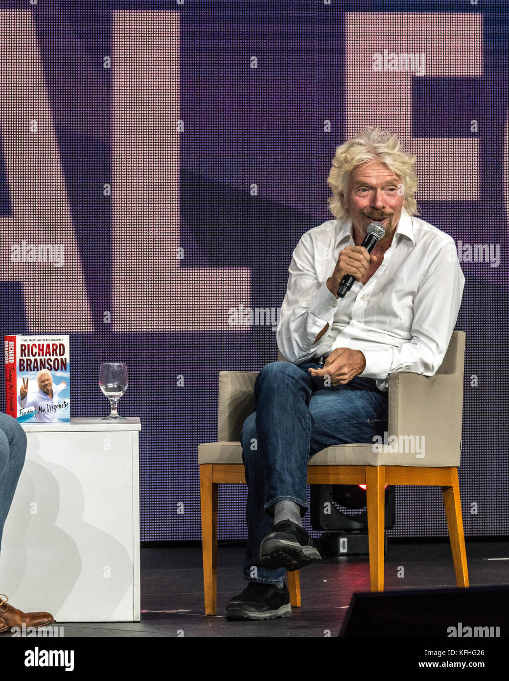 New York, USA, 28 October, 2017. British entrepreneur Sir Richard ...