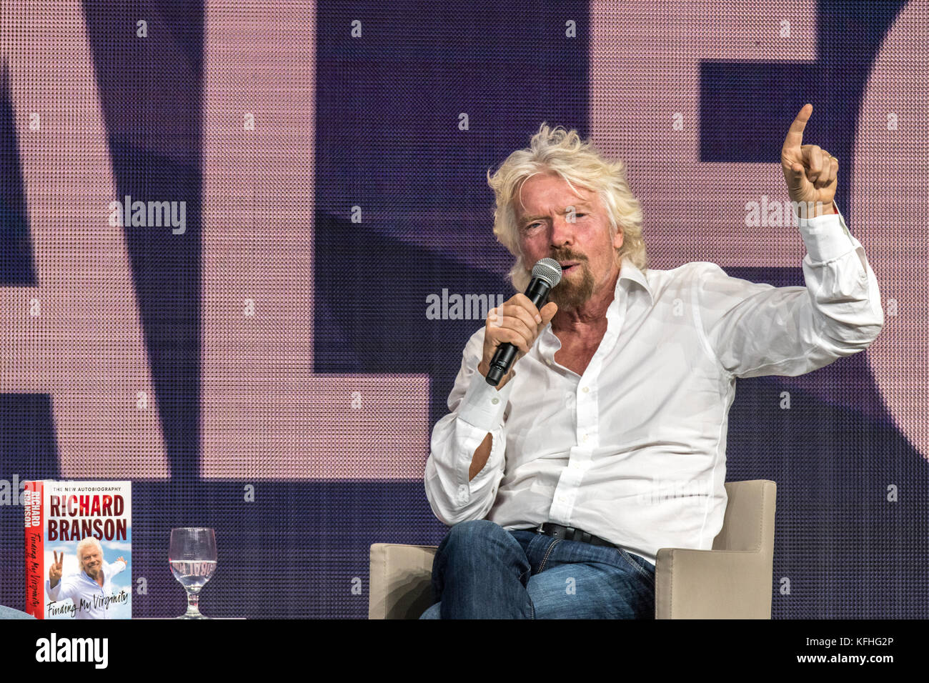 New York, USA, 28 October, 2017. British entrepreneur Sir Richard ...