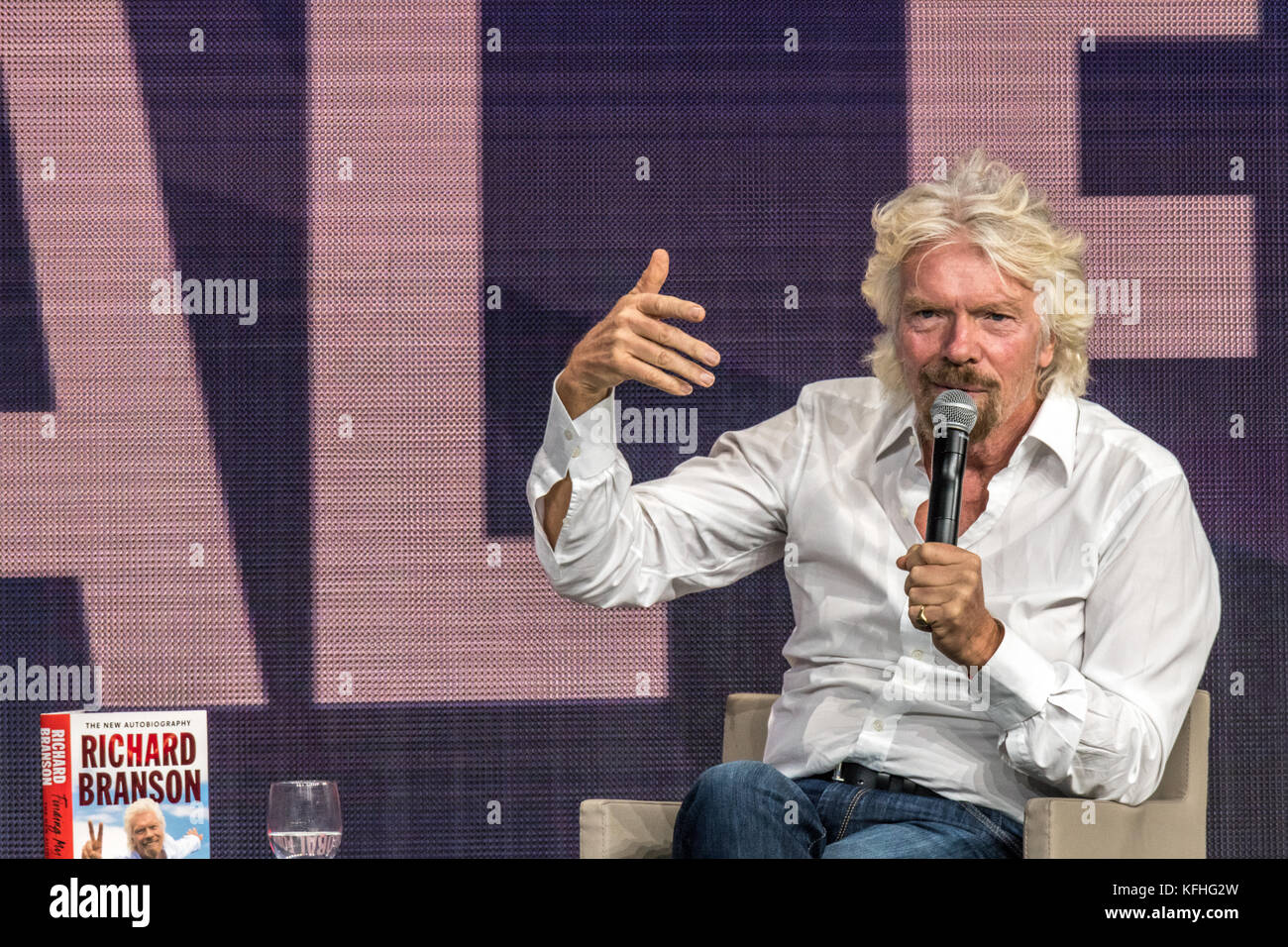 New York, USA, 28 October, 2017. British entrepreneur Sir Richard ...