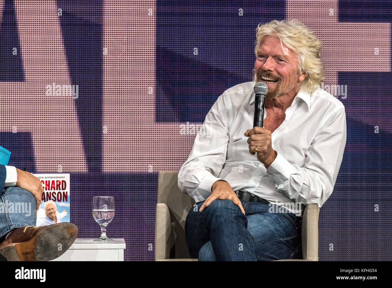 New York, USA, 28 October, 2017. British entrepreneur Sir Richard ...