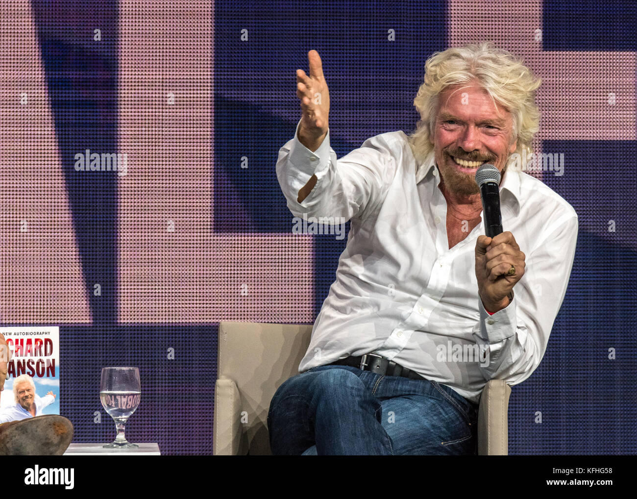 Richard branson speaking High Resolution Stock Photography and Images ...