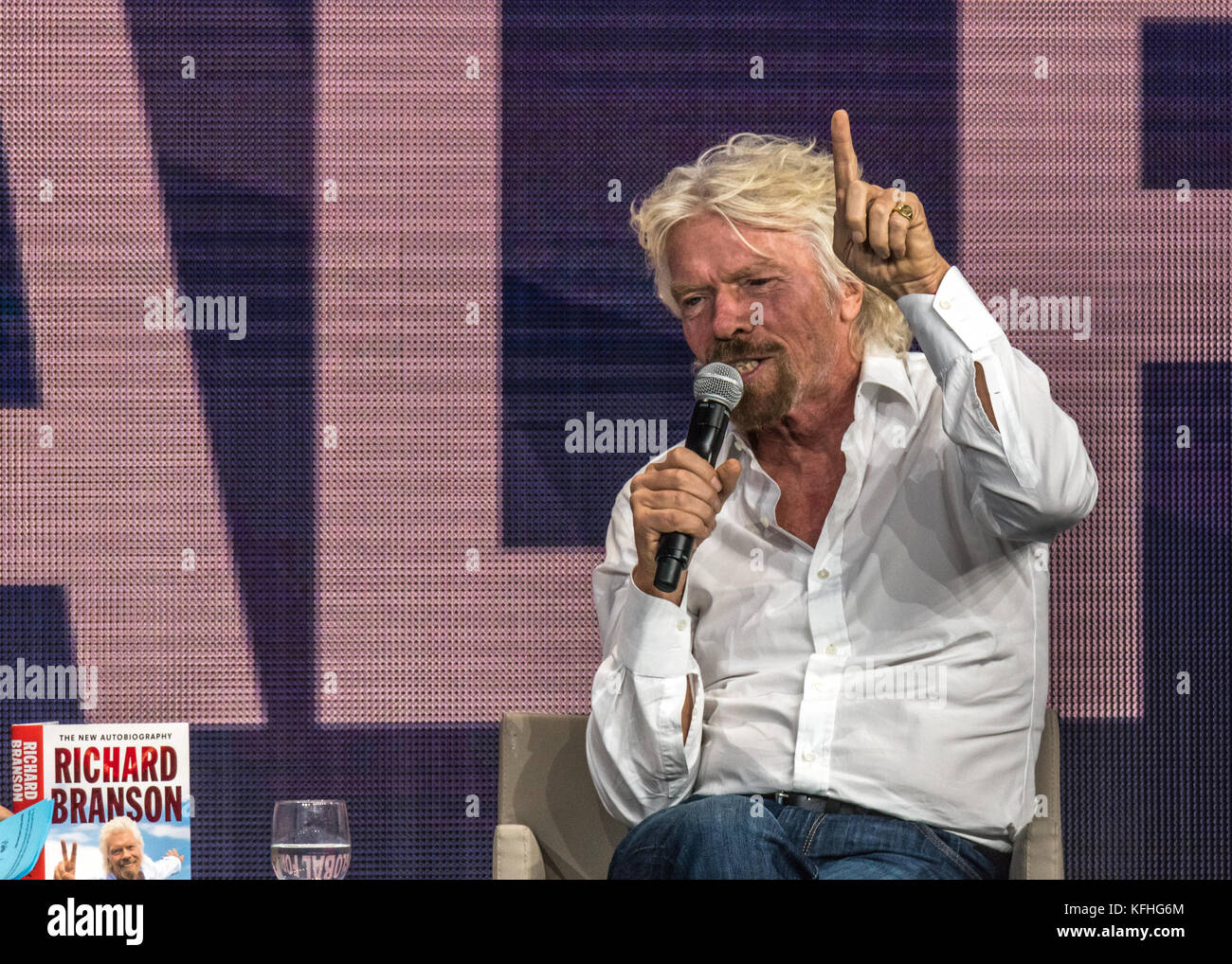 New York, USA, 28 October, 2017. British entrepreneur Sir Richard ...