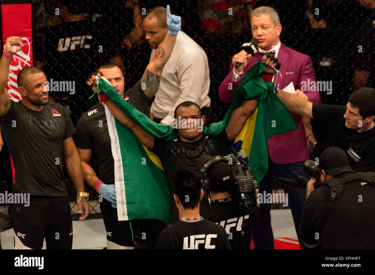 SÃO PAULO, SP - 29.10.2017: UFC FIGHT NIGHT - Lightweight Francisco ...