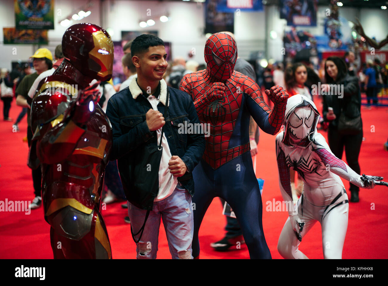 London, UK. 28th October, 2017. Guests, celebrities, cosplayers and ...