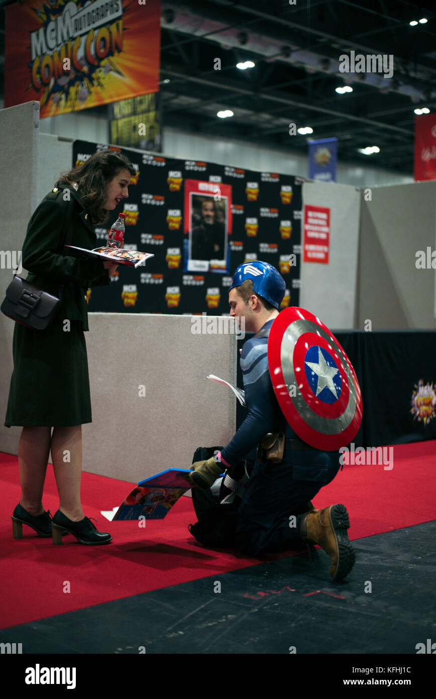 London, UK. 28th October, 2017. Guests, celebrities, cosplayers and ...