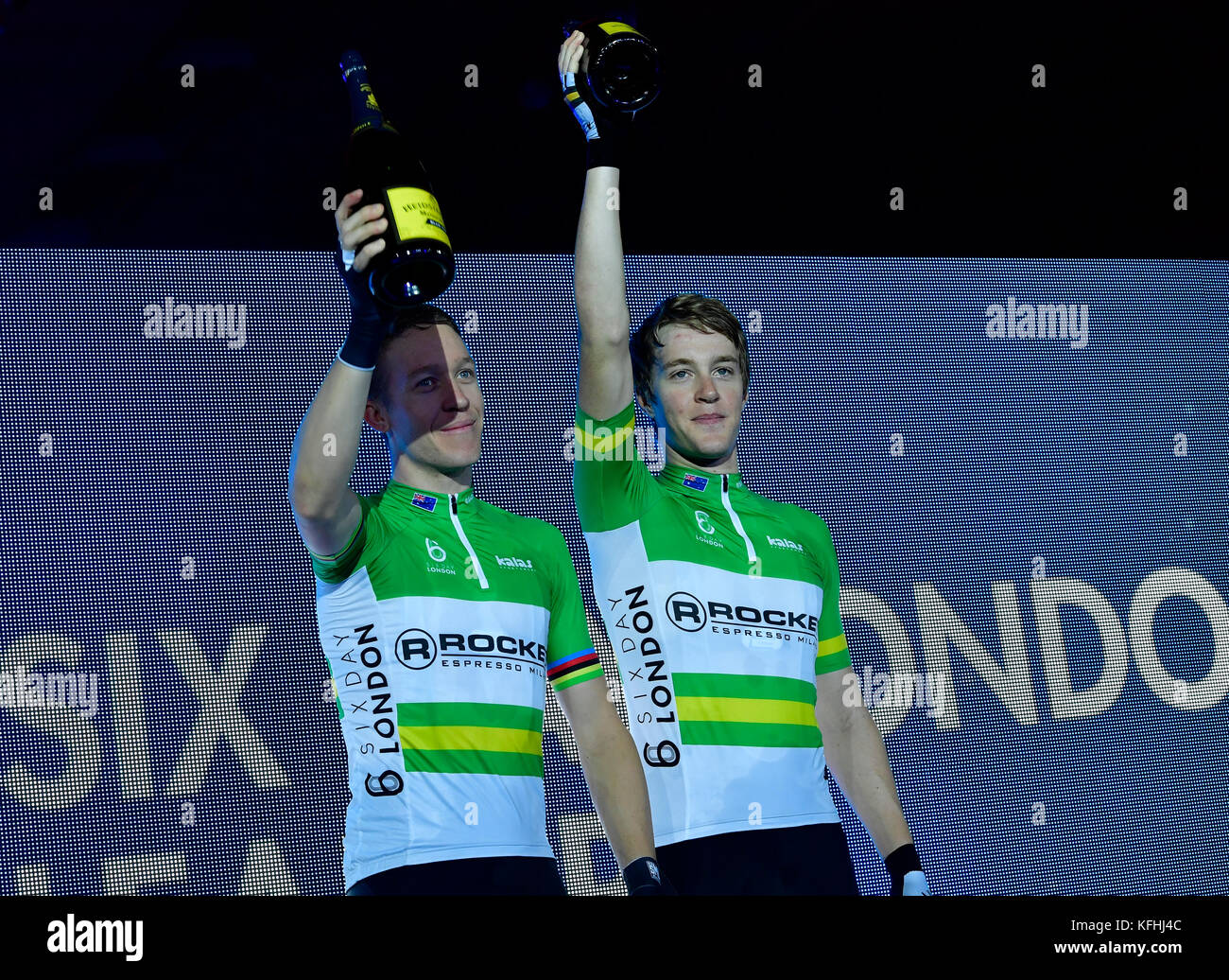 London, UK. 28th Oct, 2017. Cameron Meyer / Callum Scotson (AUS) at Six ...