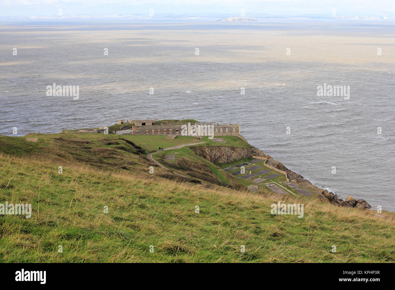 Brean Down Fort,Somerset, England - October 28, 2017: Decommissioned ...