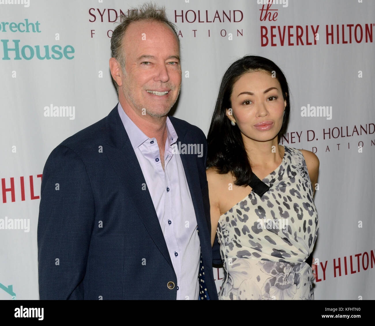 Los Angeles, California, USA. 28th Oct, 2017. TONY BROCCOLI and RIKA ...