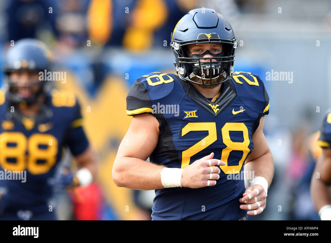 Morgantown, West Virginia, USA. 28th Oct, 2017. West Virginia ...