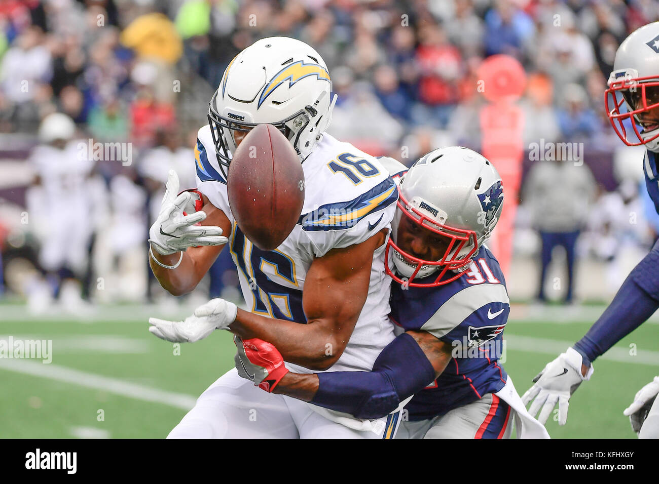 Foxborough, Massachusetts, USA. 29th Oct, 2017. New England Patriots ...