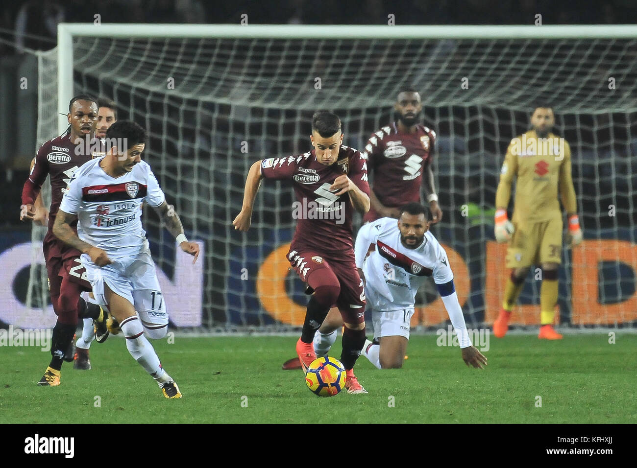 Turin, Italy. 29th Oct, 2017. Alejandro Berenguer (Torino FC) during ...