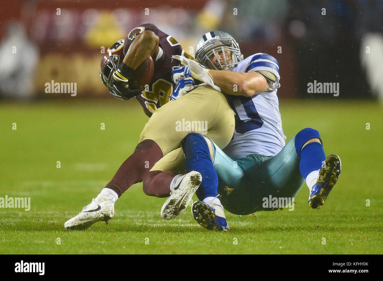 Landover, MD, USA. 29th Oct, 2017. Dallas Cowboys middle linebacker ...