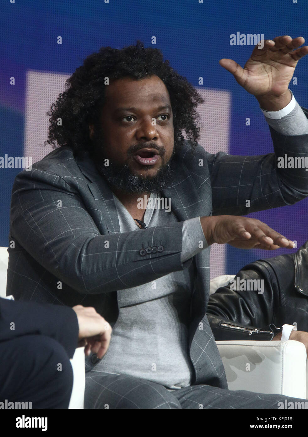Queens, New York, USA. 27th Oct, 2017. Entrepreneur BONIN BOUGH attends ...