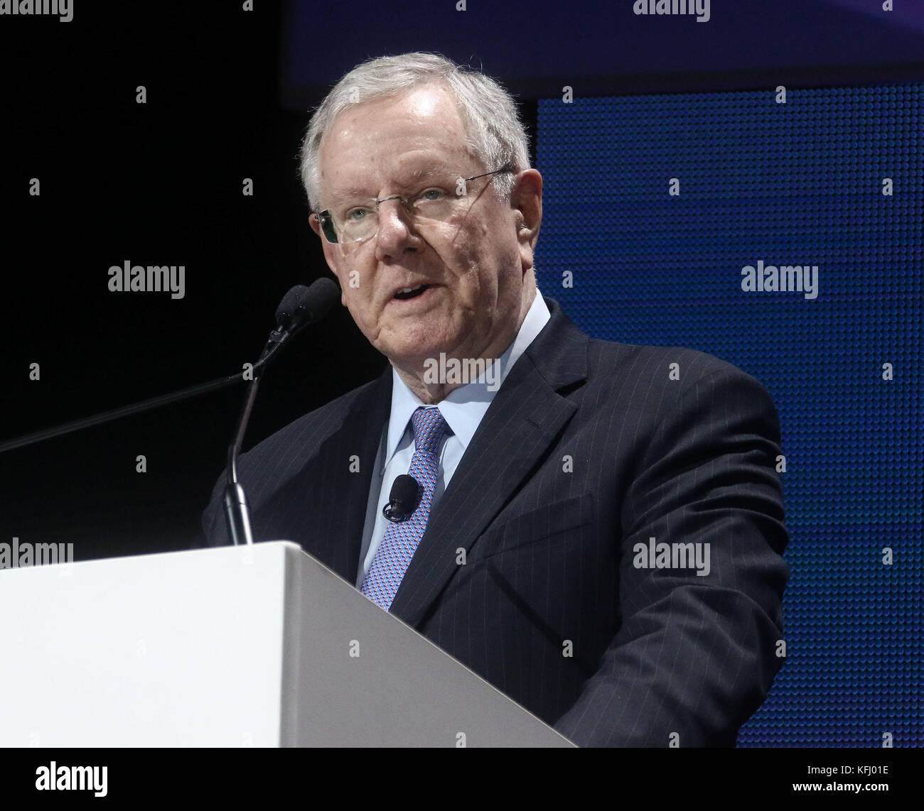 Queens, New York, USA. 27th Oct, 2017. CEO of Forbes Media STEVE FORBES ...