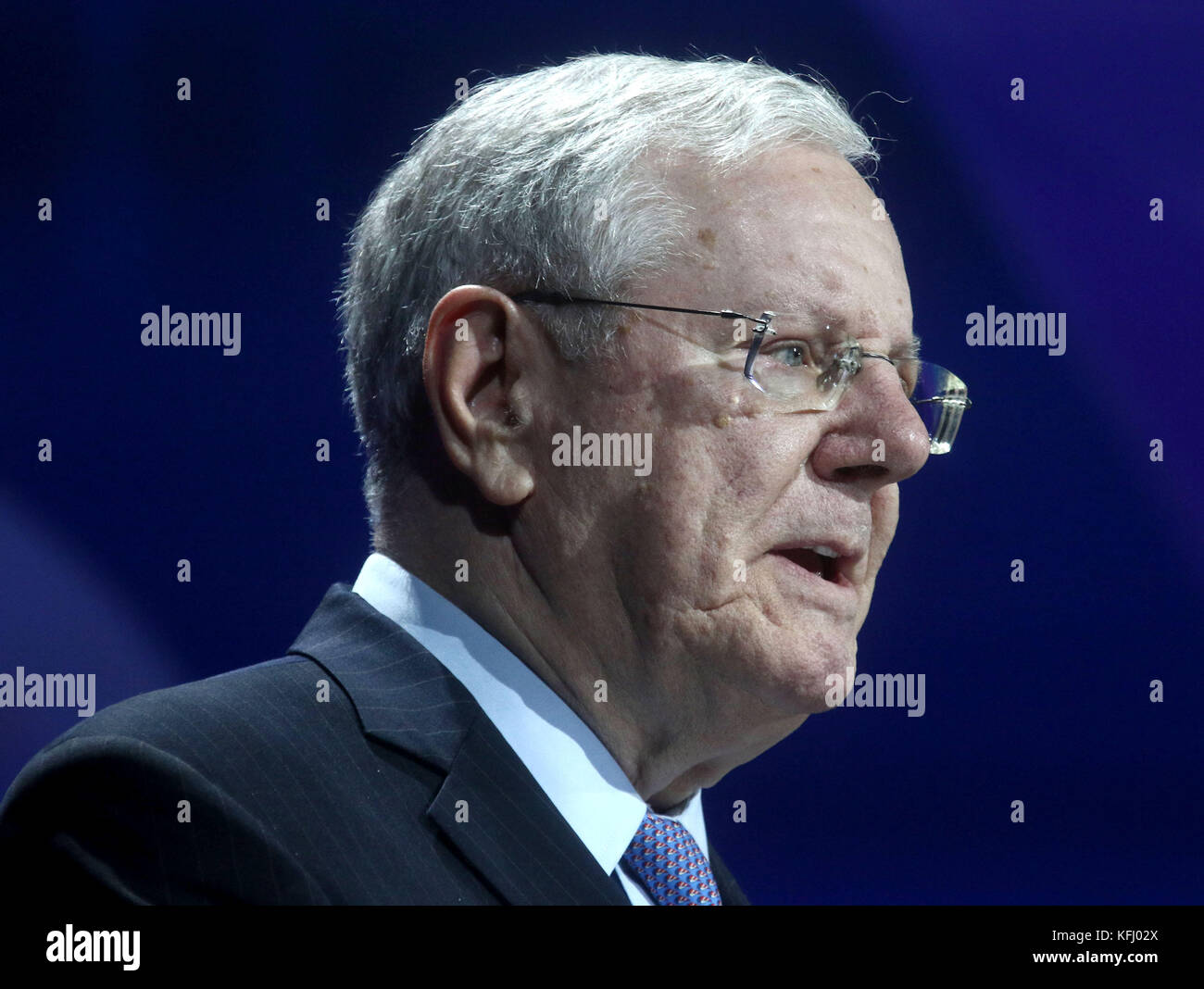 Queens, New York, USA. 27th Oct, 2017. CEO of Forbes Media STEVE FORBES ...