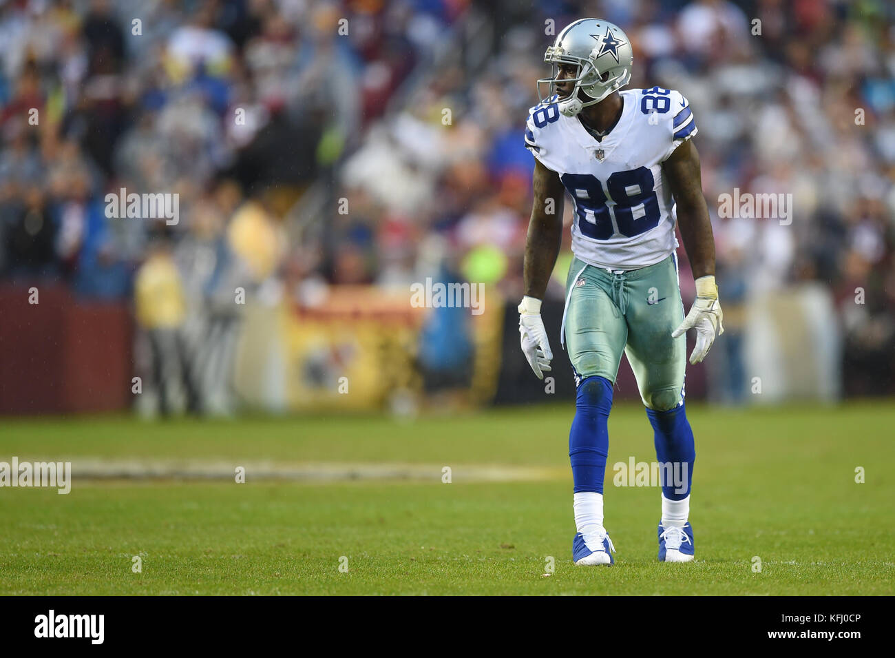 Landover, MD, USA. 29th Oct, 2017. Dallas Cowboys wide receiver Dez ...