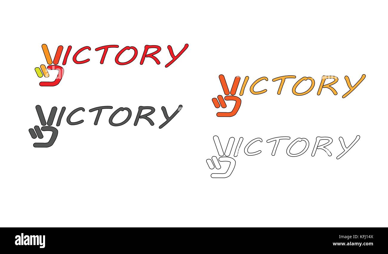 Hand expression vector vectors Cut Out Stock Images & Pictures - Alamy