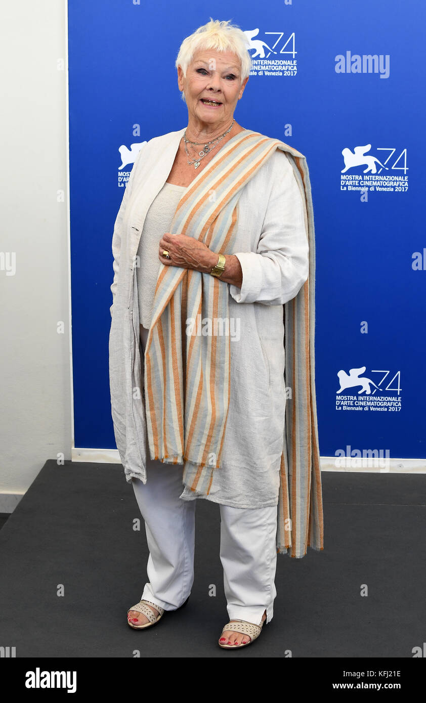 Dame Judi Dench attends the Victoria & Abdul photocall during the 74th ...