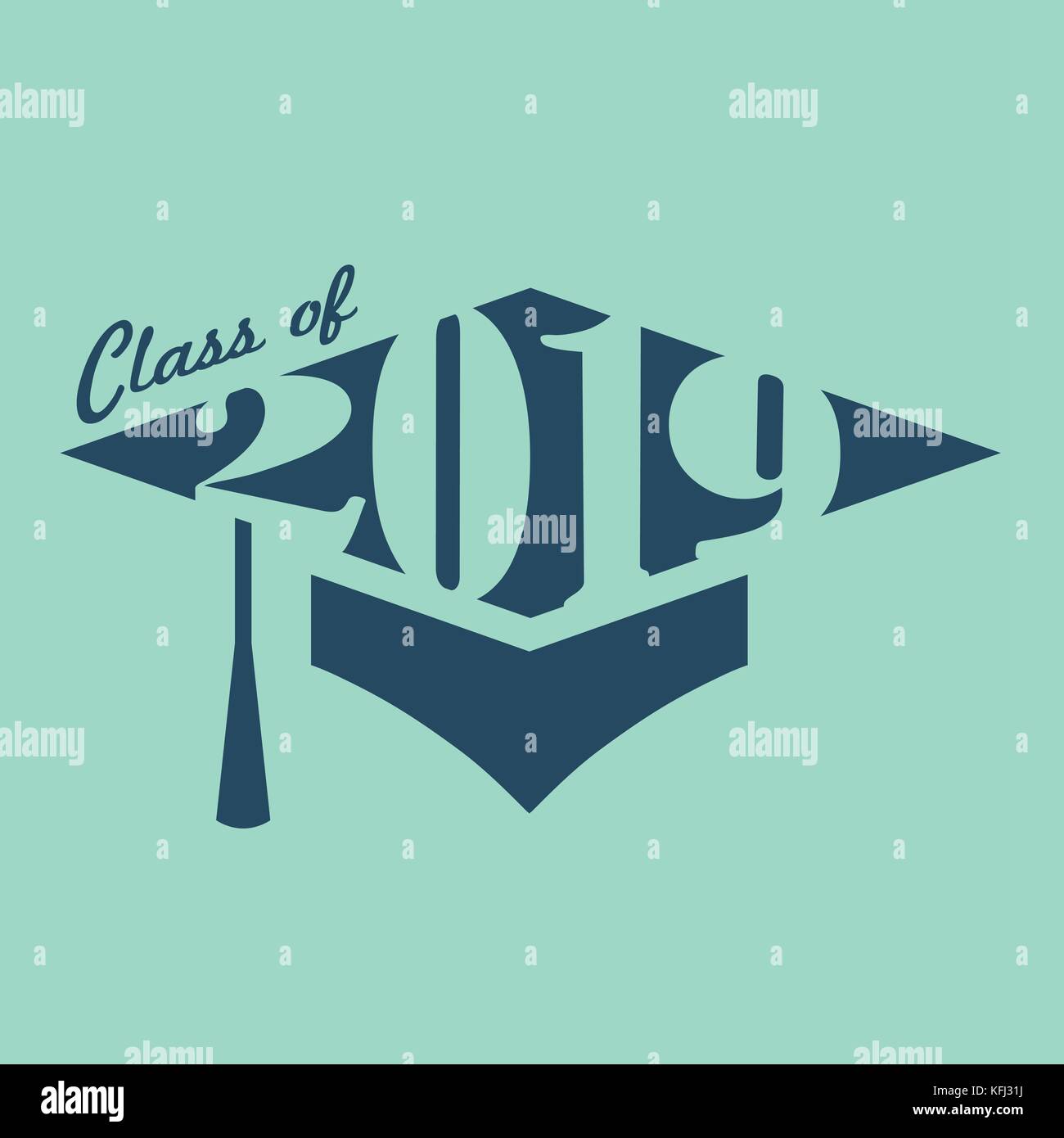 Class of 2019 Congratulations Grad Typography Stock Vector Image & Art ...