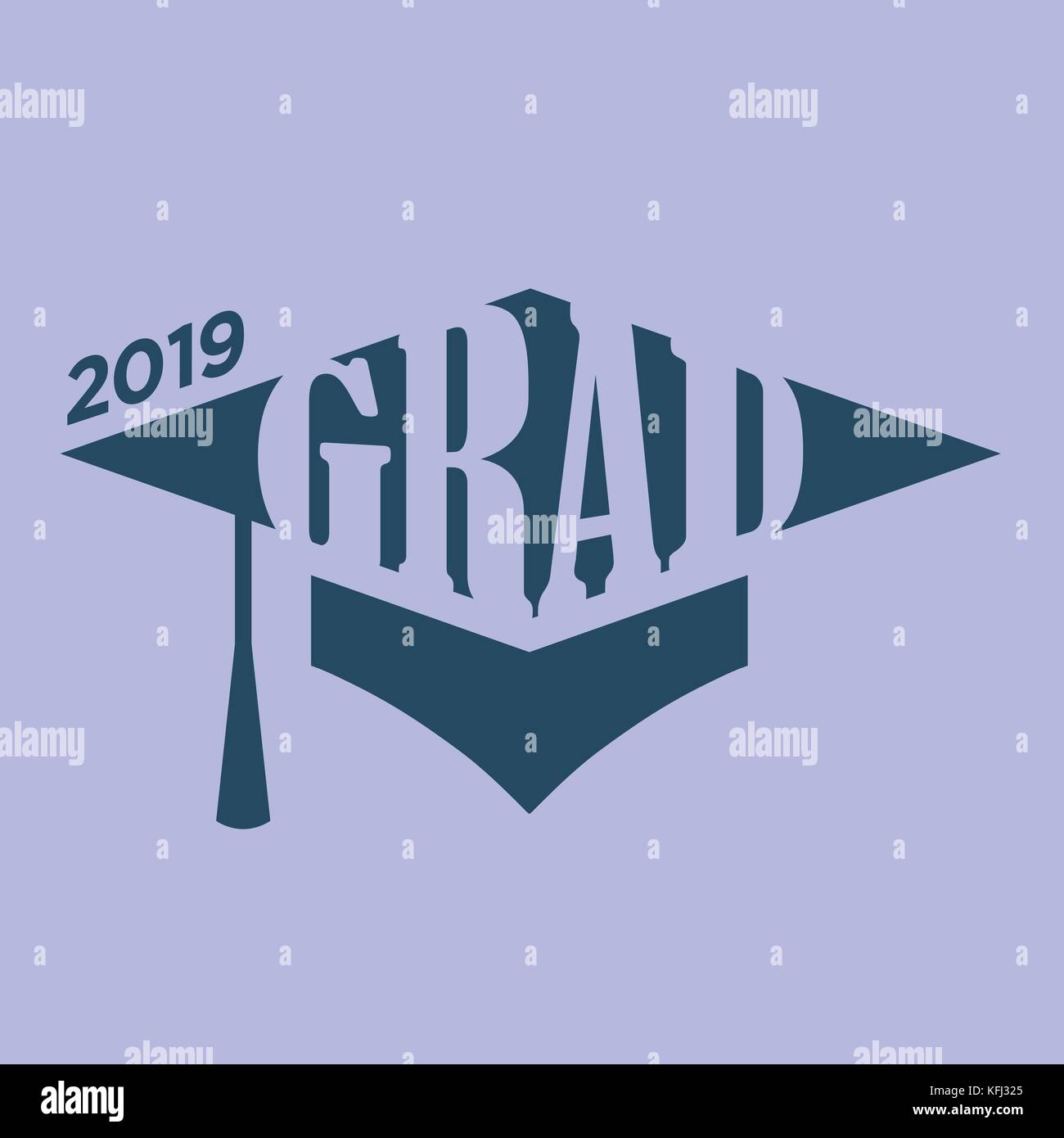 Class of 2019 Congratulations Grad Typography Stock Vector Image & Art ...