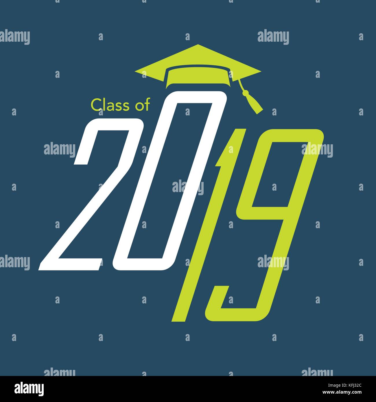 Class of 2019 Congratulations Grad Typography Stock Vector Image & Art ...