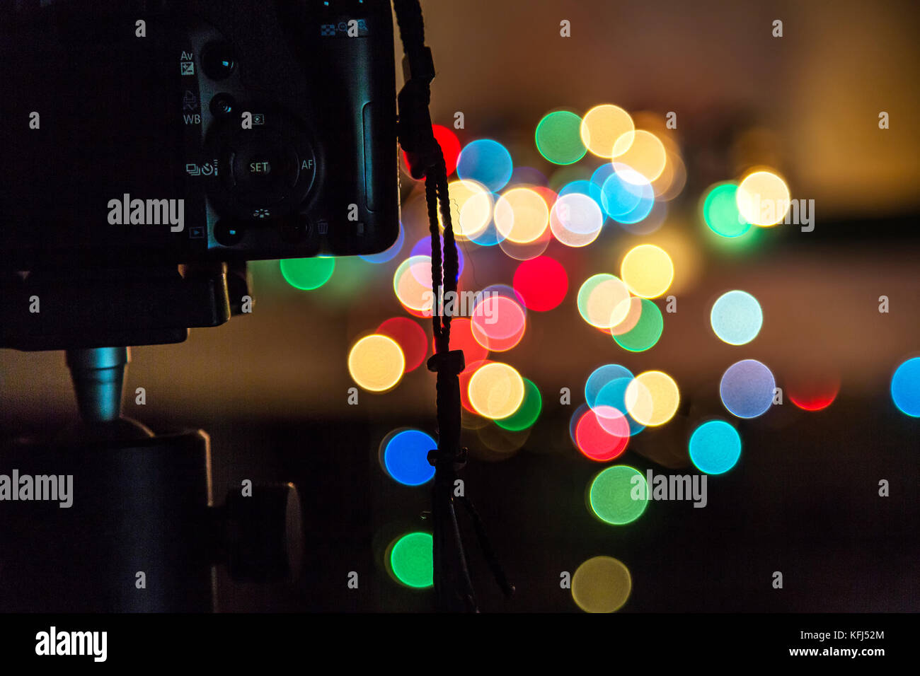 City night lights bokeh background Stock Photo - Alamy