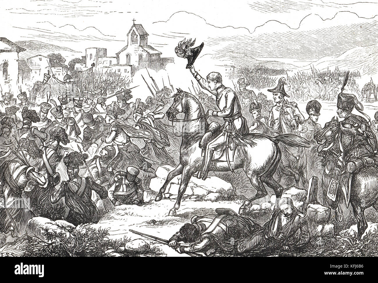 Battle of Corunna, Galicia, Spain, 16 January 1809 Stock Photo - Alamy