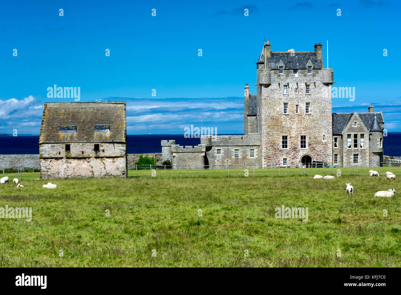 Ackergill Tower Hotel, Wick, Caithness, Scotland, United Kingdom Stock ...