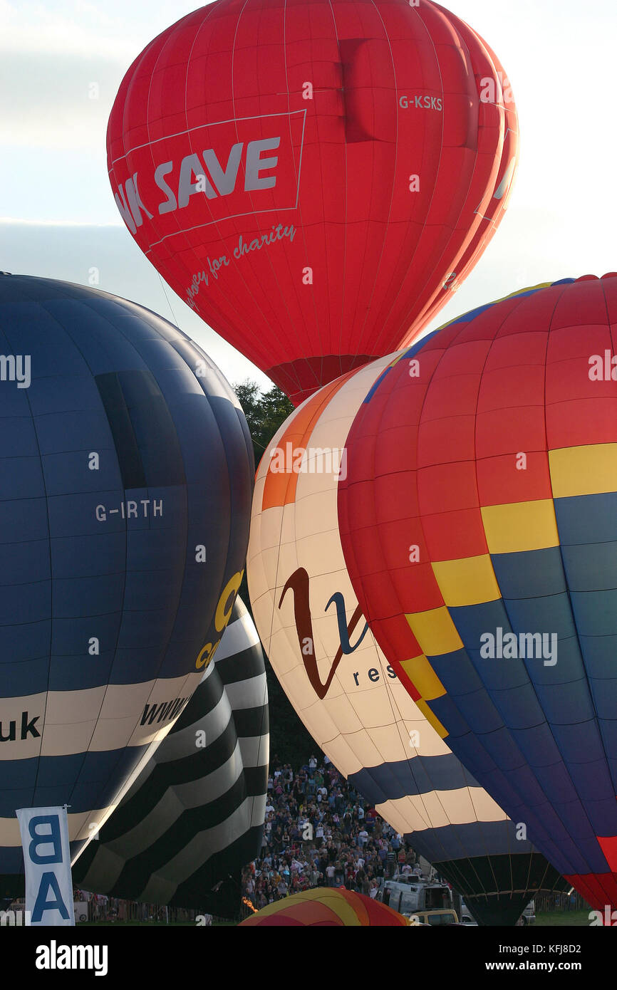 Bristol Balloon Fiesta, Ashton Court Estate, Bristol UK Stock Photo - Alamy