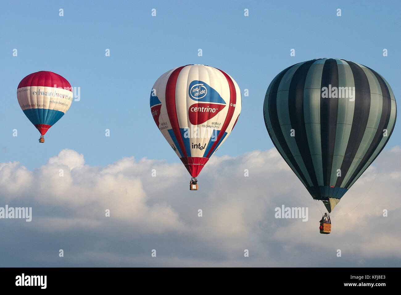 Bristol Balloon Fiesta, Ashton Court Estate, Bristol UK Stock Photo - Alamy