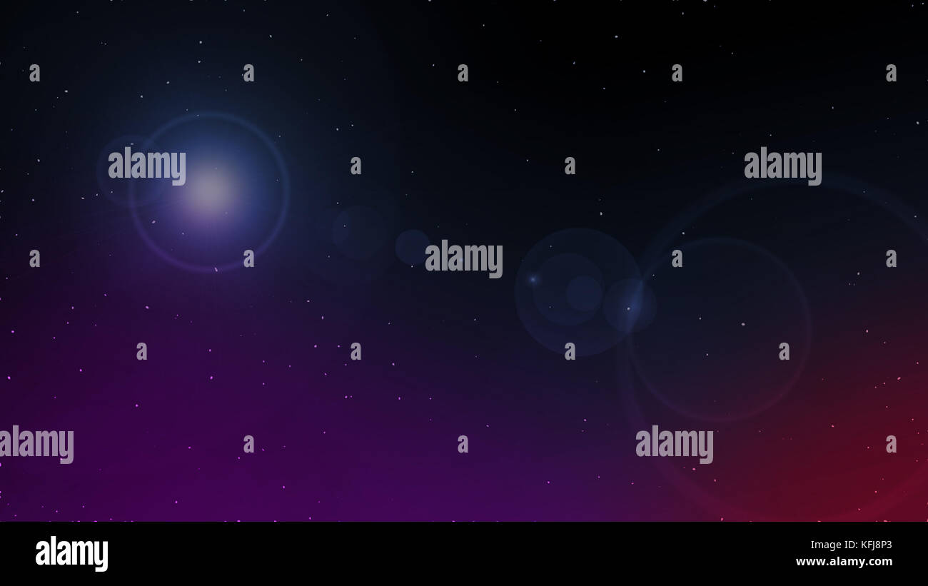 Flares in the space Stock Photo - Alamy
