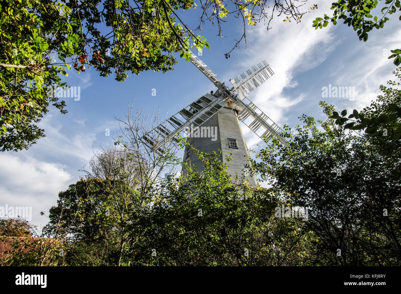 King's Mill or Vincent's Mill in Shipley - West Sussex, England Stock ...