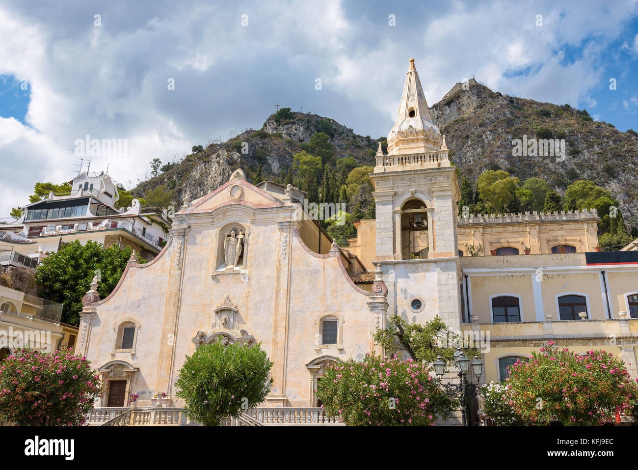 Church of San Giuseppe in Taormina, Sicily, Italy Stock Photo - Alamy