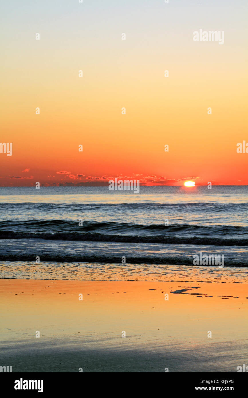 Sunrise at Diamond Beach, New Jersey, USA Stock Photo - Alamy