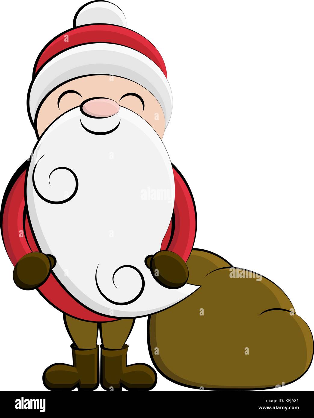 Clip art Santa cartoon, vector Stock Vector Image & Art - Alamy