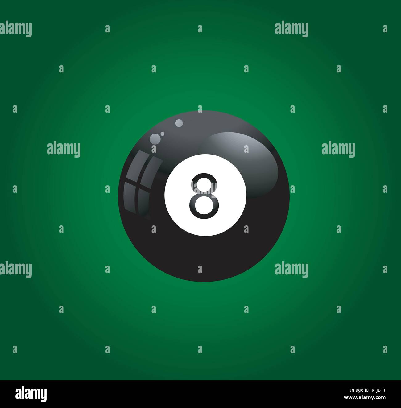 Pool ball vector illustration on white Stock Vector Image & Art - Alamy