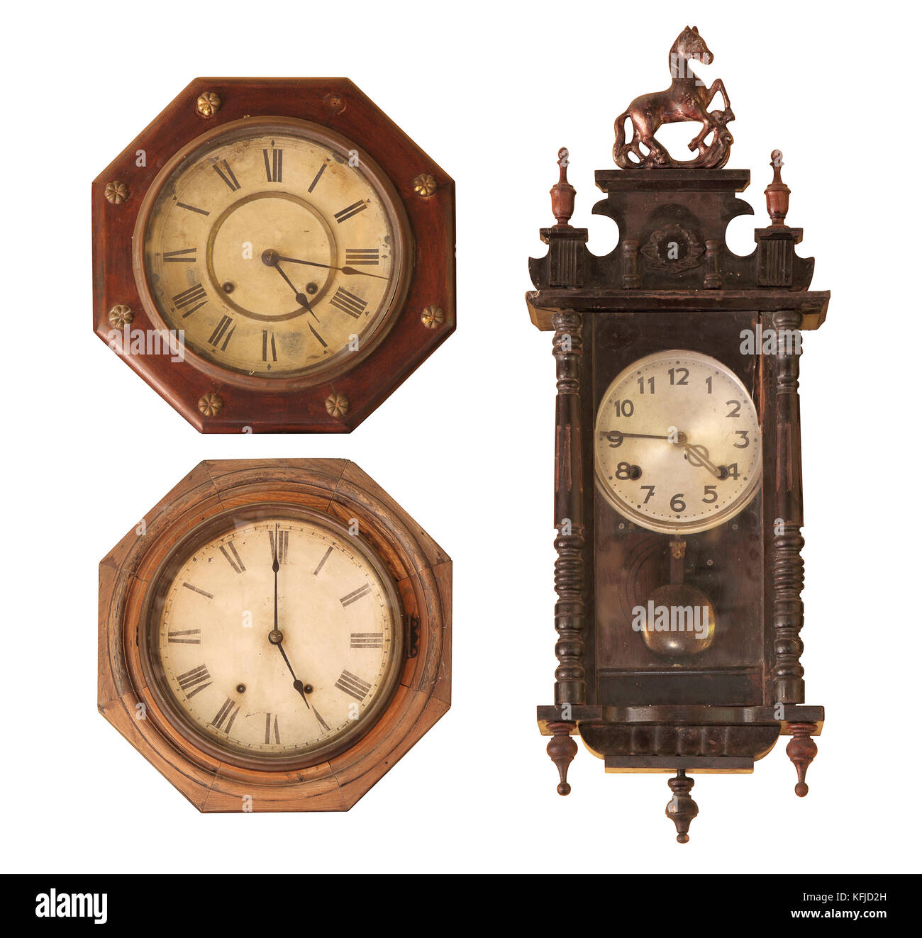 Big wall clock Cut Out Stock Images & Pictures - Alamy