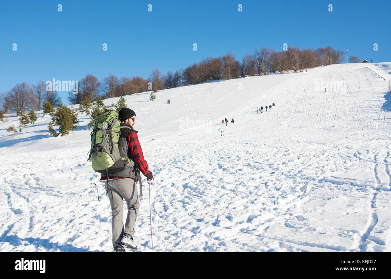Back of climber with equipment hi-res stock photography and images - Alamy