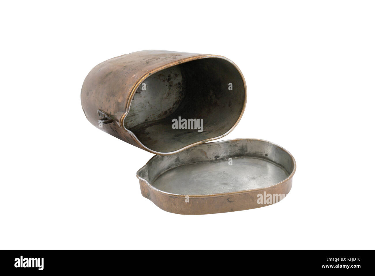 Copper mess-tin (pot) of Russian soldiers during WWI (1914-1918 ...