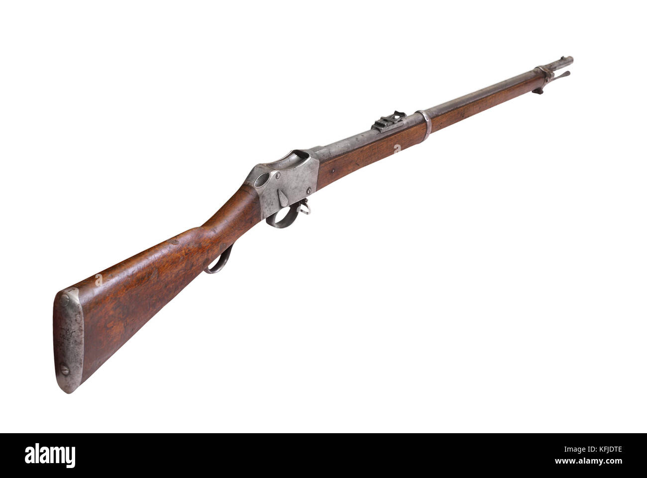 Britain infantry riffle of 19th century. System - Martini-Enfield rifle ...